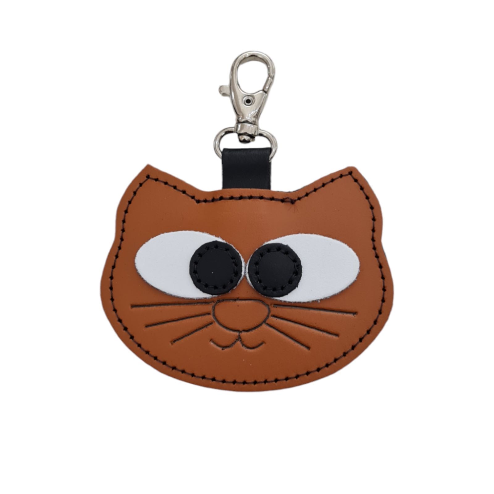Colourful Cat Bag Charm - Burnt Orange – Zatchels