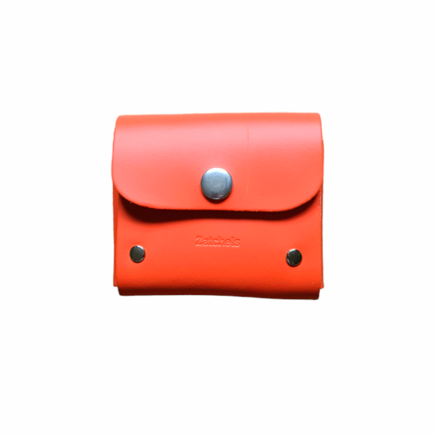 Handmade Leather Simple Coin Purse - Orange – Zatchels