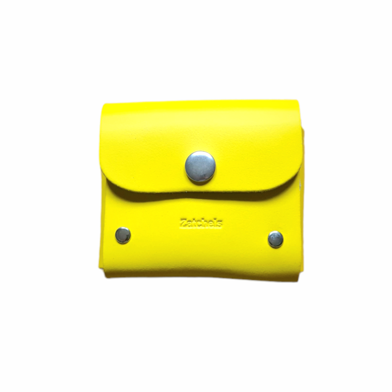 Handmade Leather Simple Coin Purse - Daffodil Yellow – Zatchels