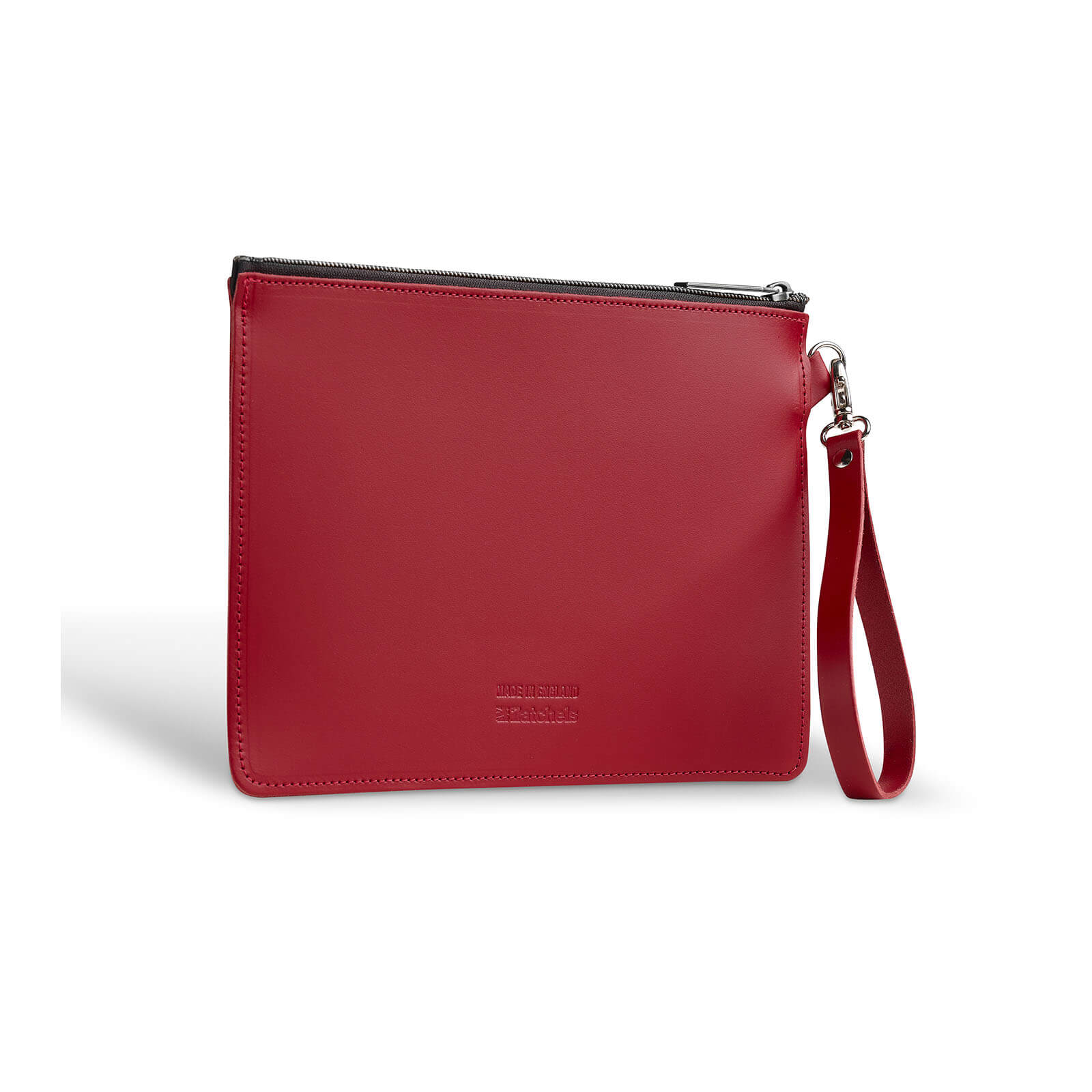 Zatchels Handmade Leather Folio Case - Red