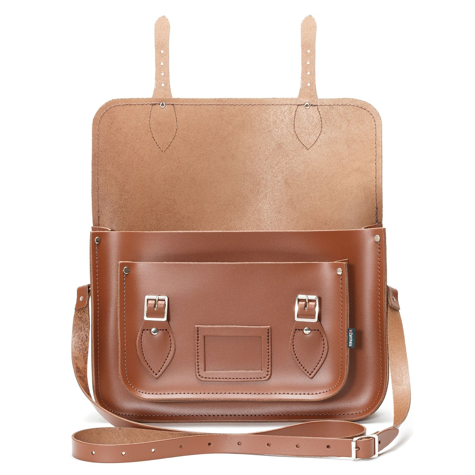 Zatchels Chestnut Handmade Leather Satchel | 4 Sizes