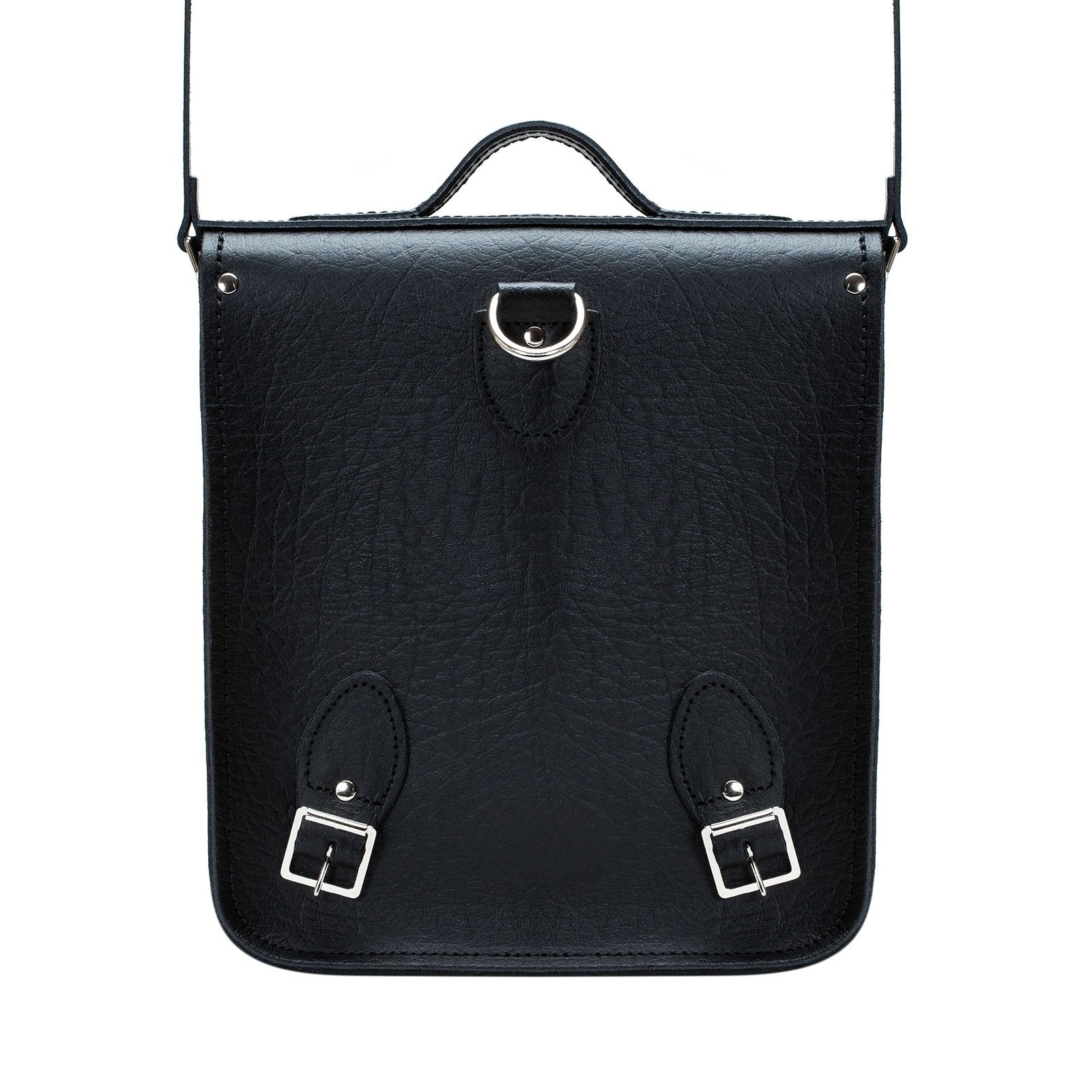 Zatchels Black Executive Handmade Leather Backpack