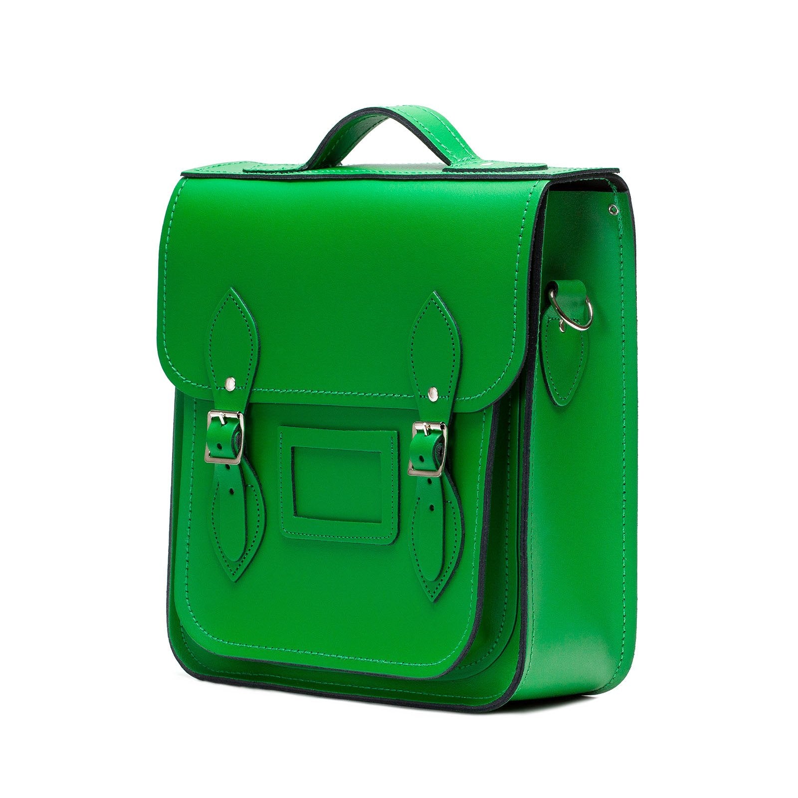 Zatchels Green Handmade Leather City Backpack | 2 Sizes