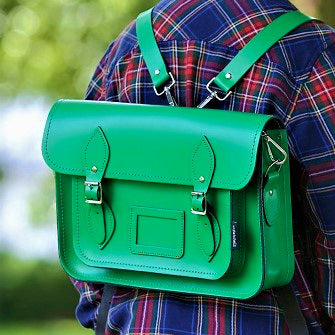 Zatchels Green Handmade Leather Satchel | 4 Sizes
