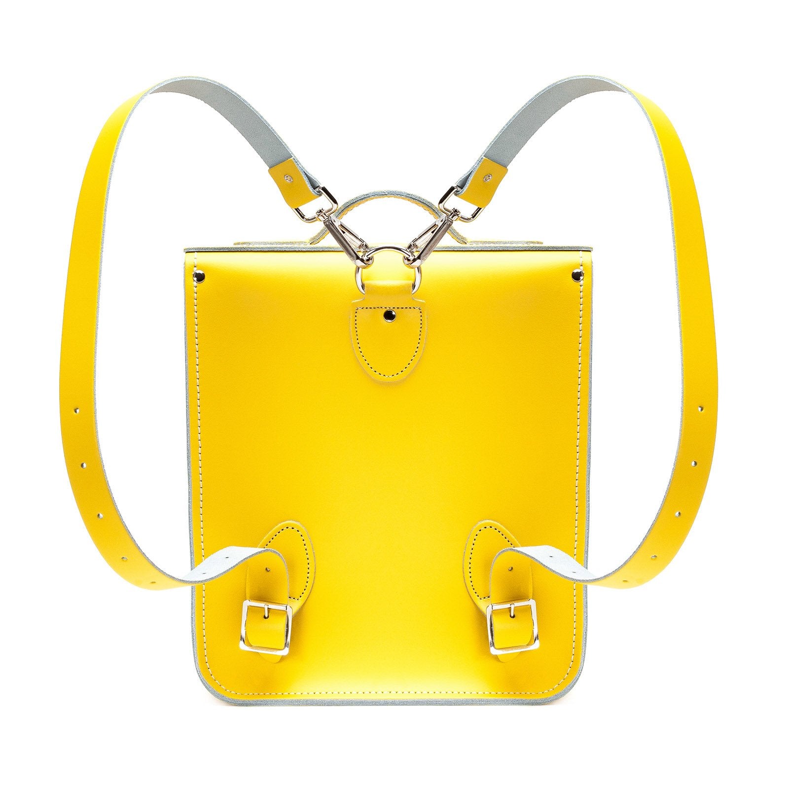 Zatchels Pastel Daffodil Leather Backpack | LIFETIME GUARANTEE