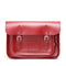 Zatchels Bright Red Handmade Leather Satchel | 4 Sizes